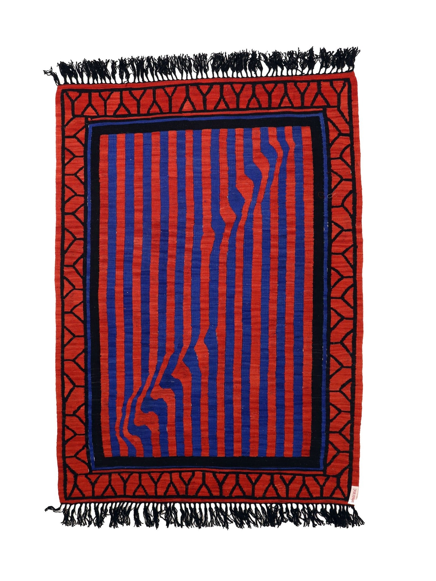 DALGA El Dokuma Modern Yün Kilim
